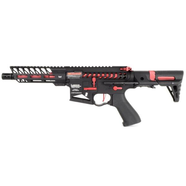 Lancer Tactical LT-29 エンフォーサー PDW スケルトン 電動ガン ブラック＆レッド : ジーリーショップ - 通販 - Yahoo!ショッピング