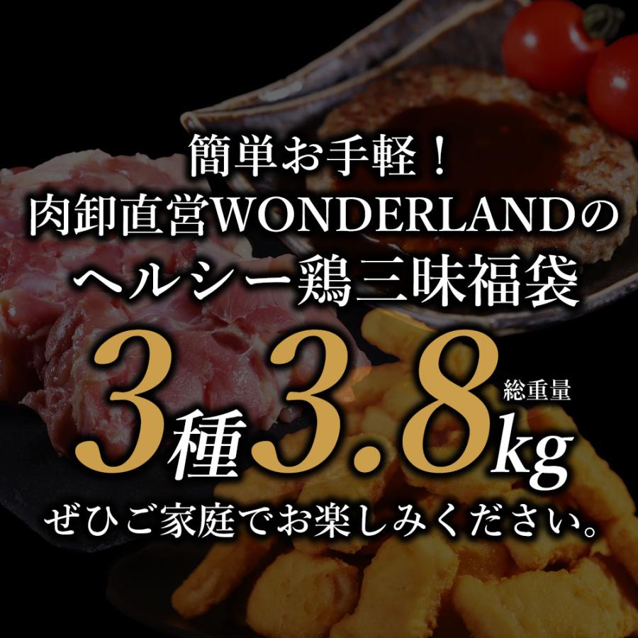 2025 肉 福袋 メガ盛り 総重量3.8kg（3種 食べ比べ) 鶏もも チキンナゲット ハンバーグ 送料無 お取り寄せ グルメ 訳あり 総菜 : 肉卸直営 びっくり市の激肉王 - 通販 ...