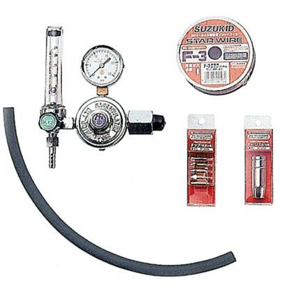 SUZUKID アルミ溶接 MIGセット スター電器 アーキュリー溶接機 SAY-120 SAY-160 SIV-140専用 ボンベ無し MIS-50 : ヒラキショウジ - 通販 ...