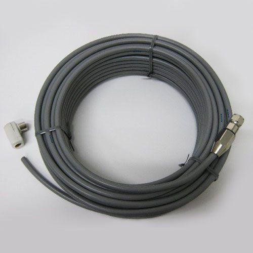 アンテナケーブル S4C-FB 灰 20m 1本 片側防水(屋外用)接栓付 屋内用接栓添付 4401-20G : 4401-g-20m ...