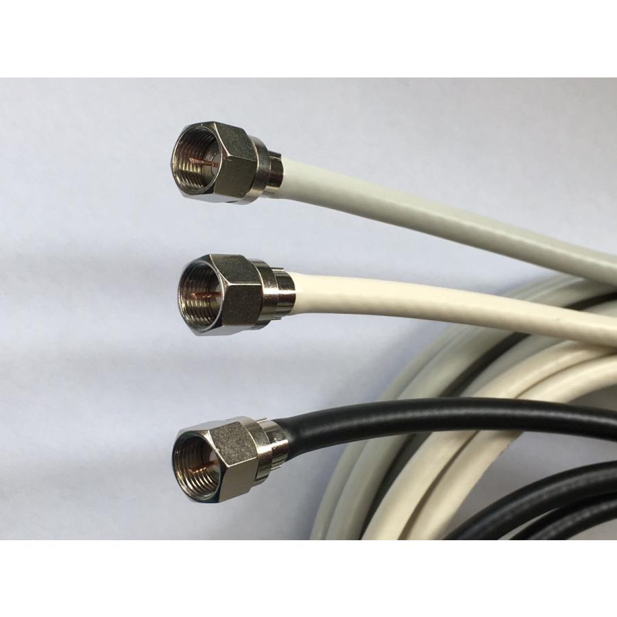 送料462円(税別)！同軸ケーブル S4C-FB 黒色 15m x 1巻 F型接栓4C用 6ヶ 中継接栓 1ヶ LP変換接栓 2ヶ メール便ご ...
