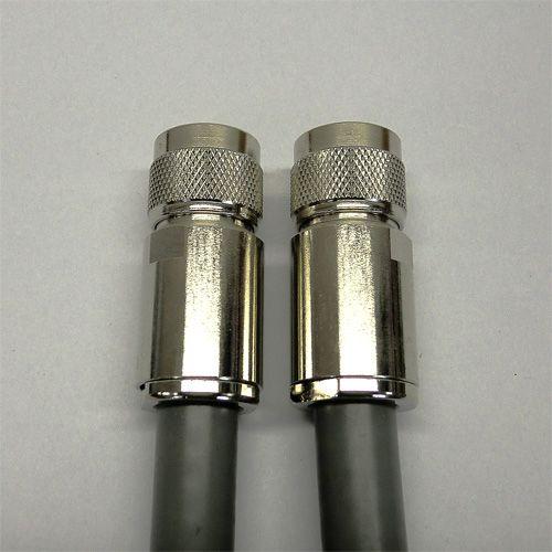 10D2V(10D-2V) 40m 両端NP接栓付 固定局用ケーブル 関西通信電線 50Ω 無線用 同軸ケーブル 灰色 1本 10d2v 10d-2v K102-40WN : デジタルケーブル ...