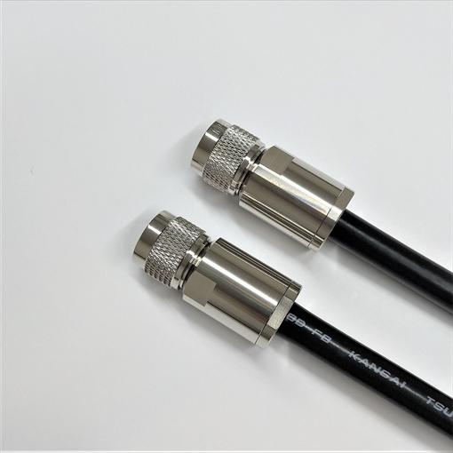 8DFB(8D-FB) 50m 両端NP接栓付 固定局用ケーブル 関西通信電線 50Ω 無線用 同軸ケーブル 黒色 1本 8dfb 8d-fb K8F-50WN : デジタルケーブルYahoo ...