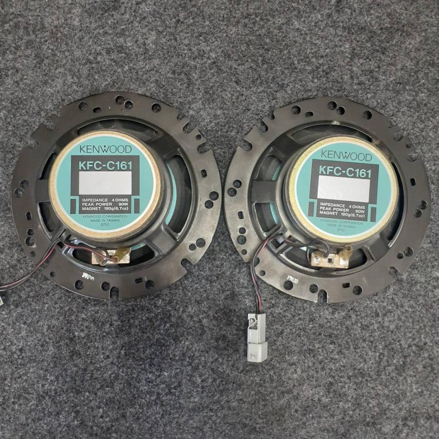 KENWOOD ケンウッド KFC-C161 16cm 社外 コアキシャル オーディオ スピーカー 2ウェイスピーカー 90W b0187-gyr : GEKIYASU HERO - 通販 ...