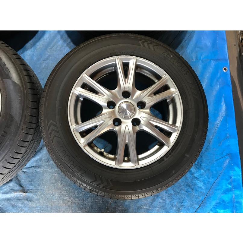 激安！タイヤホイールセット！Exceeder 15-6J 5H/114.3 ET43 +195/65R15 中古4本 ヴォクシー/ステップワゴン等！HM001092 : GEKIYASU ...