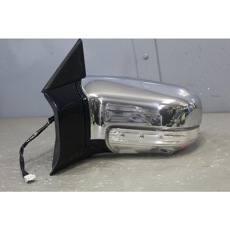 51 エルグランド HWS 後期(ME51 E51) 純正 取付OK 左ドアミラー 電格 13P メッキカバー ウィンカー SVカメラ G30 96302-WB43A P024571 ...