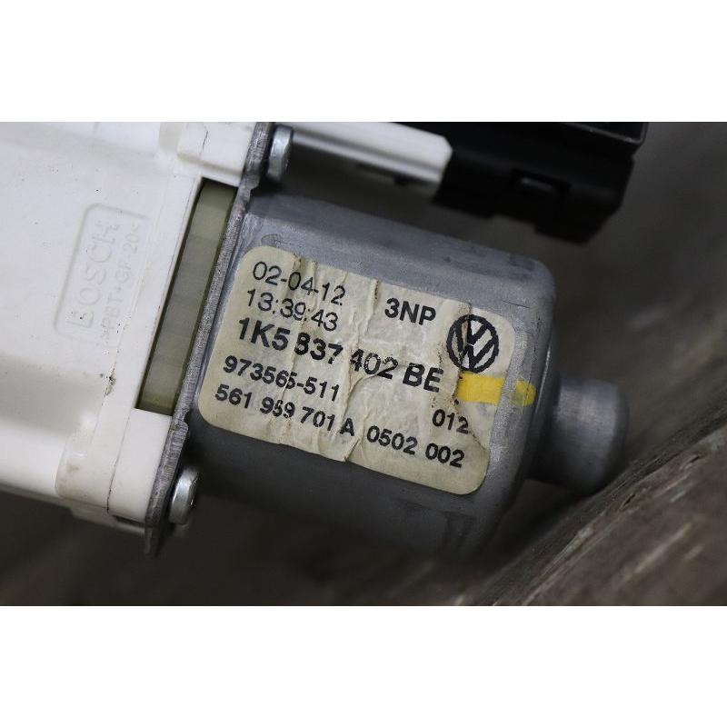 フォルクスワーゲン VW ゴルフ ヴァリアント 右H (1KCBZ 5K) 純正 右フロント ドア レギュレーター モーター 1K5 837 402 BE 3C0 959 793 C ...