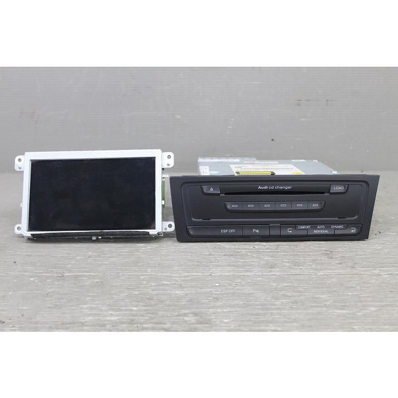 アウディ A4 セダン 右H 前期(8KCDNF B8 8K) 純正 モニター ディスプレイ オーディオ MMI ナビ 6連CD カーナビ p031996 : p031996 ...