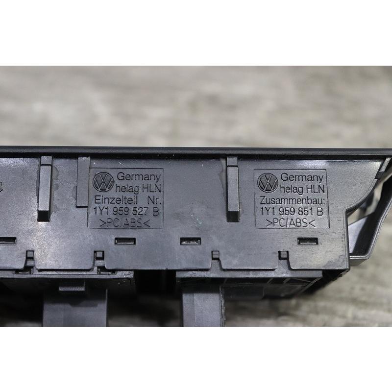 VW ニュービートル カブリオレ 右ハンドル 後期(1YAJZ 1Y 9C) 純正 パワーウィンドウスイッチ 1Y1 959 527 B ...