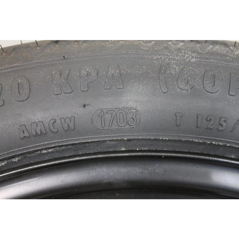 アウディ TT クーペ 右ハンドル Audi 前期(8N) 純正 スペアタイヤ ホイール テンパータイヤ 車載工具セット 125/70R16 ...