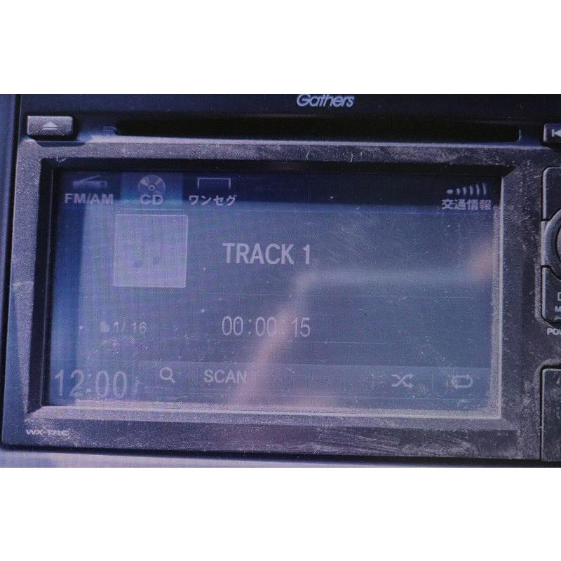 フィット 1.3 G 前期(GE6 GE7 GE8 GE9) 純正 Gathers ディスプレイ オーディオ CDプレイヤー 2DIN ワンセグ WX-171C p040368 ...