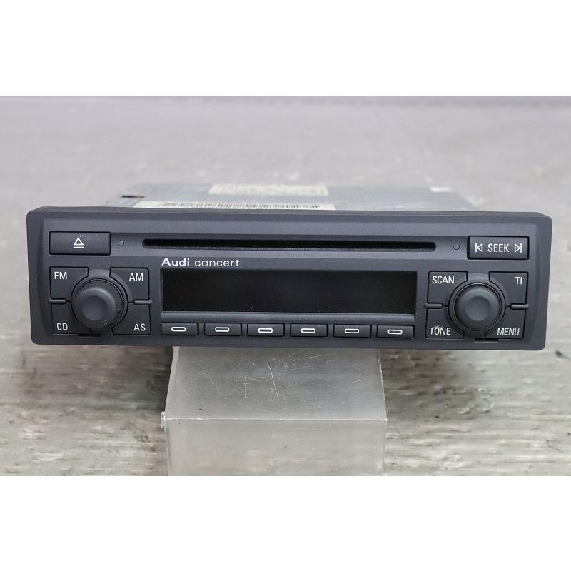 アウディ TT A4 1.8T 右ハンドル 前期(8N 8NAUQ) 純正 オーディオデッキ CDプレーヤー ラジオ Audi concert ...