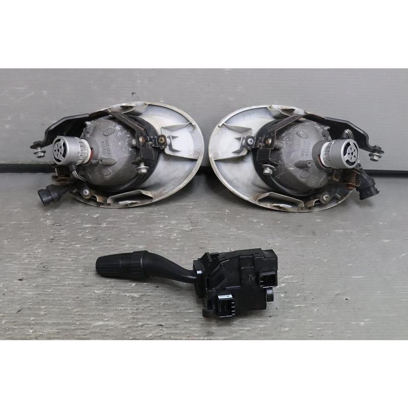 ホンダ エリシオン G エアロ 前期 (RR1 RR2 RR3 RR4) 純正 スタンレー フォグランプ 左右 ベゼル スイッチ 社外LEDバルブ P3879 19051 p042222 ...