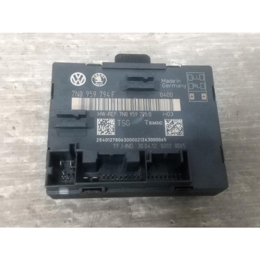 フォルクスワーゲン VW シャラン 右H(7NCAV 7N) 純正 破損無 動作保証 左 リア ドア コントロールユニット コンピューター 左後 7N0 959 794 F p053549 ...