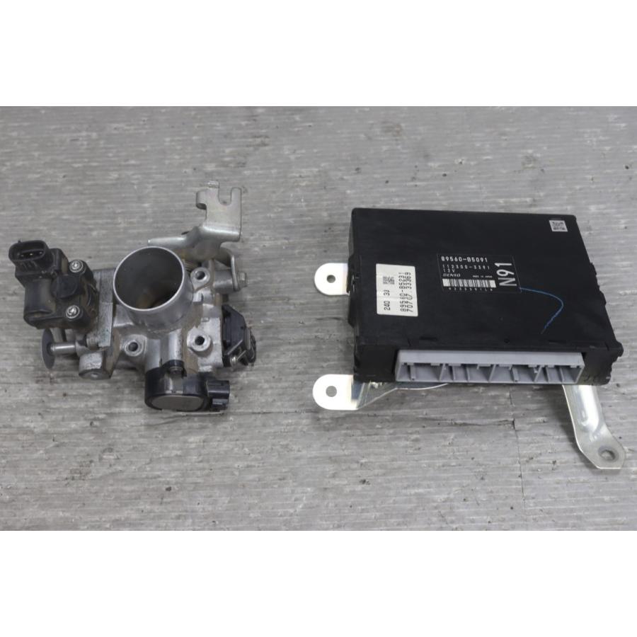 アトレー ダイハツ ターボ(S320G) 純正 デンソー 動作保証 E/Gコンピューター スロットルボディセット 89560-B5091 ...