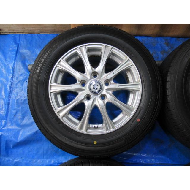 激安即決！weds 15-6J 5H/114.3 ET53 + 195/65R15 中古4本！プレマシー ストリーム ノア ヴォクシー ステップワゴン T005846 : GEKIYASU ...