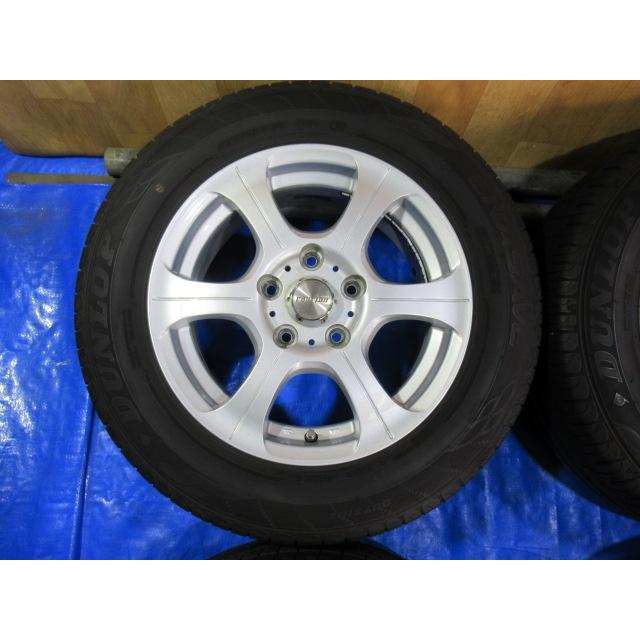 激安即決！美品 weds 15-6.5J 5H/114.3 ET53 + DUNLOP 195/65R15 中古4本！プレマシー ストリーム ノア ヴォクシー ステップワゴン T005940 ...