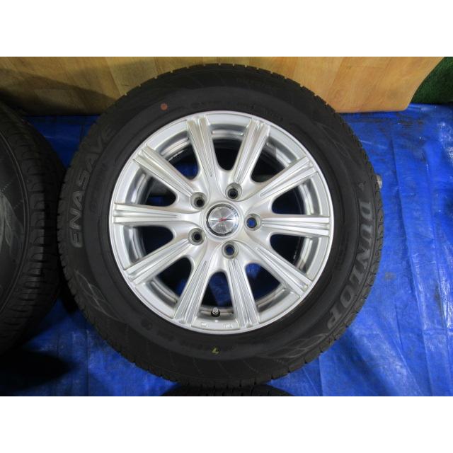 激安即決！美品 weds 15-6J 5H/114.3 ET53 + 195/65R15 2021年製！中古4本！プレマシー ノア ヴォクシー ステップワゴン等 T006841 ...