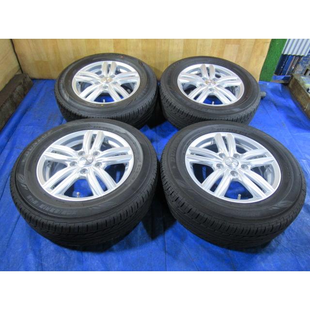 激安即決！美品 weds 15-6J 5H/114.3 ET53 + DUNLOP 205/65R15 2021/22年中古4本 ストリーム エスティマ カムリ ステップワゴン等 ...