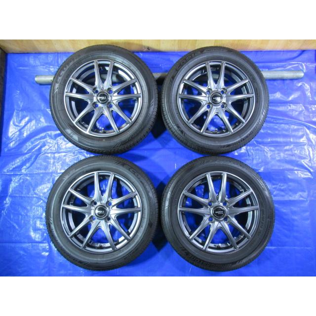 激安即決！MRT 14-4.5J 4H/100 ET45 + BRIDGESTONE 155/65R14 2021/2022年製 タント ワゴンR Nボックス ムーヴ ウエイク デイズ ...