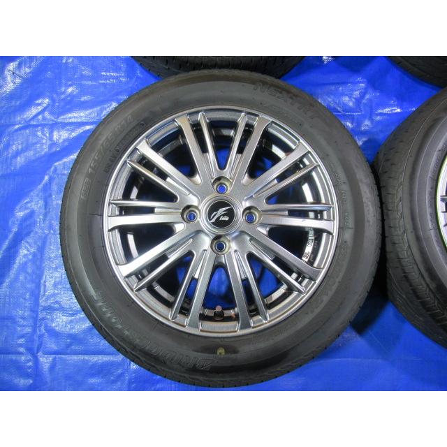 Fang 14-4.5J 4H/100 ET45 + BRIDGESTONE 155/65R14 2022年製 タント ワゴンR Nボックス ムーヴ ウエイク デイズ T007430 ...