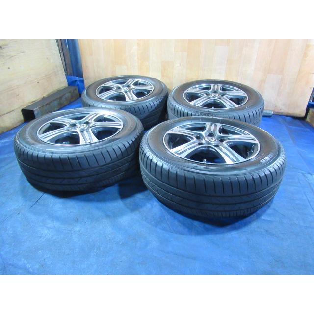 激安即決！weds RIZLEY 15-6J 5H/114.3 ET43 + TOYO 195/65R15 2022年製！中古4本！プレマシー ノア ヴォクシー アイシス等 T007994 ...