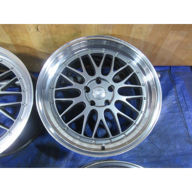 激安即決！BBSタイプ 社外ホイール （F）19-8.5J 5H/114.3 ET35 （R）19-9.5J ET38 ハブ径73mm 中古4本 クラウン等 T008420 ...