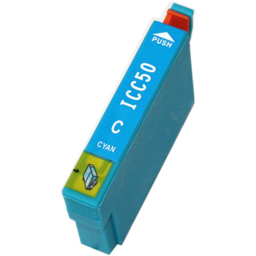 エプソン インク 激安 ICC50 シアン 単品 EPSON IC6CL50 互換インクカートリッジ : e50c-1 : マル得広場 - 通販 - Yahoo!ショッピング