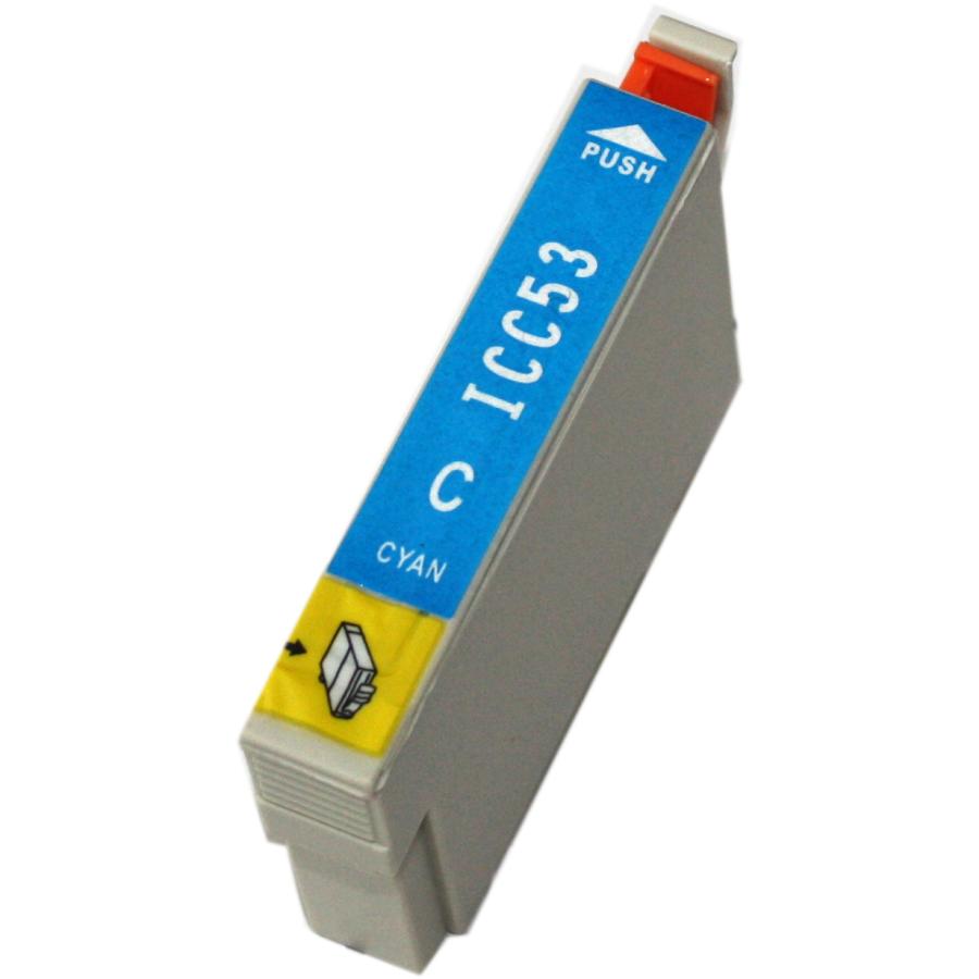 カラリオ エプソン インク 激安 ICC53 シアン 単品 EPSON IC53 互換インクカートリッジ : マル得広場 - 通販 - Yahoo!ショッピング