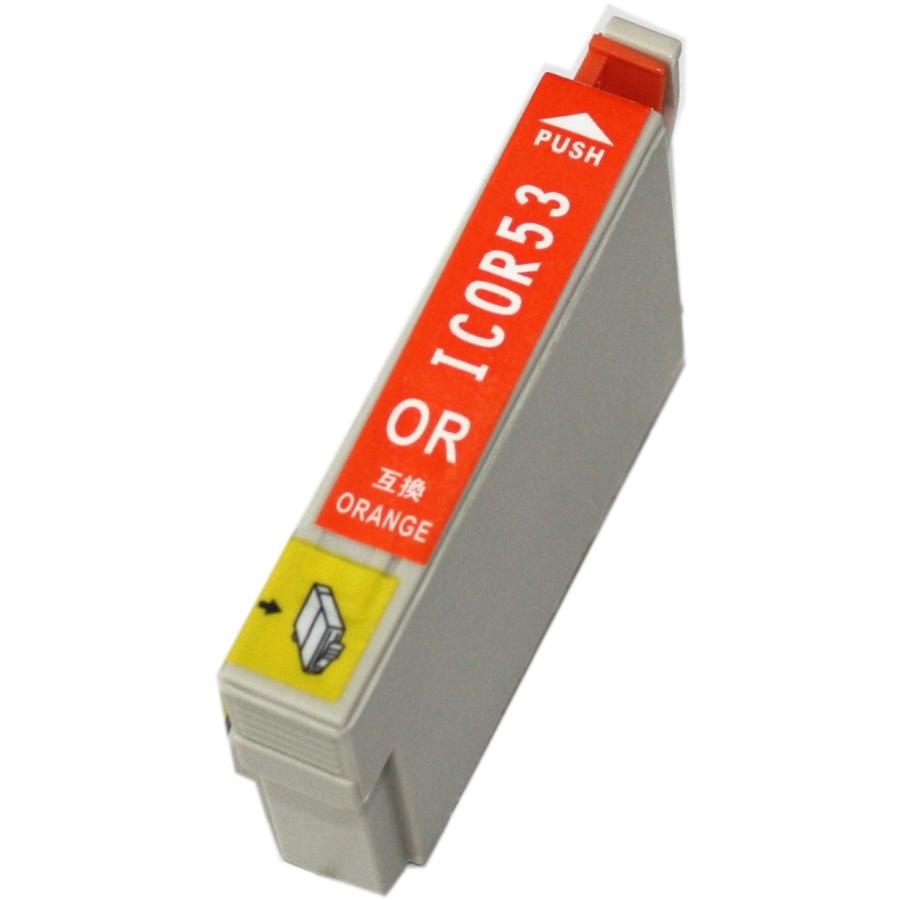カラリオ エプソン インク 激安 ICOR53 オレンジ 単品 EPSON IC53 互換インクカートリッジ : マル得広場 - 通販 - Yahoo!ショッピング