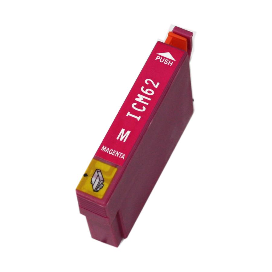 エプソン インク 激安 ICM62 マゼンタ 単品 EPSON IC62 互換インクカートリッジ : e62m-1 : マル得広場 - 通販 - Yahoo!ショッピング