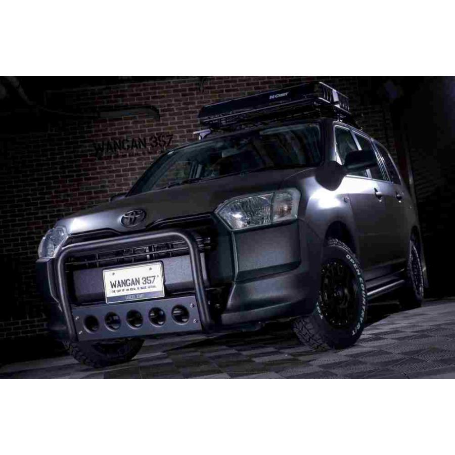 WANGAN357 フロントグリルガード グリルバー NCP160 NCP165 プロボックス サクシード プロテクター ラプター塗装 ...