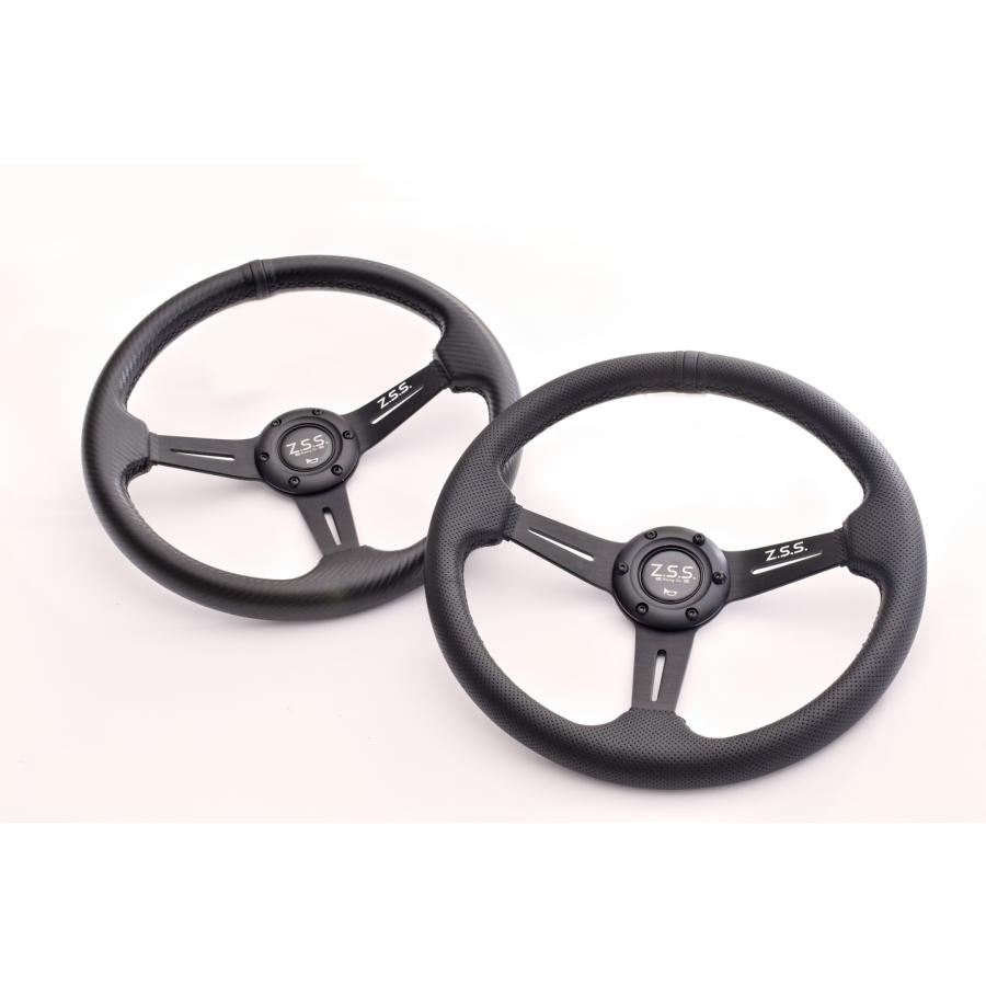 Z.S.S. スポーツ ステアリング ハンドル 345φ 345mm セミディープコーン パンチングレザー ZSS E0044 マーク2 チェイサー クレスタ : 激安魔王 - 通販 ...