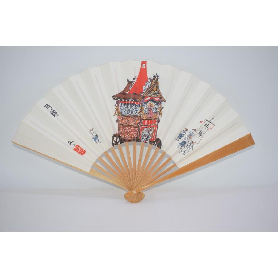 飾扇 月鉾絵 友二 筆 （2） 複製 02-8902-2 : 月香園アウトレット店 - 通販 - Yahoo!ショッピング