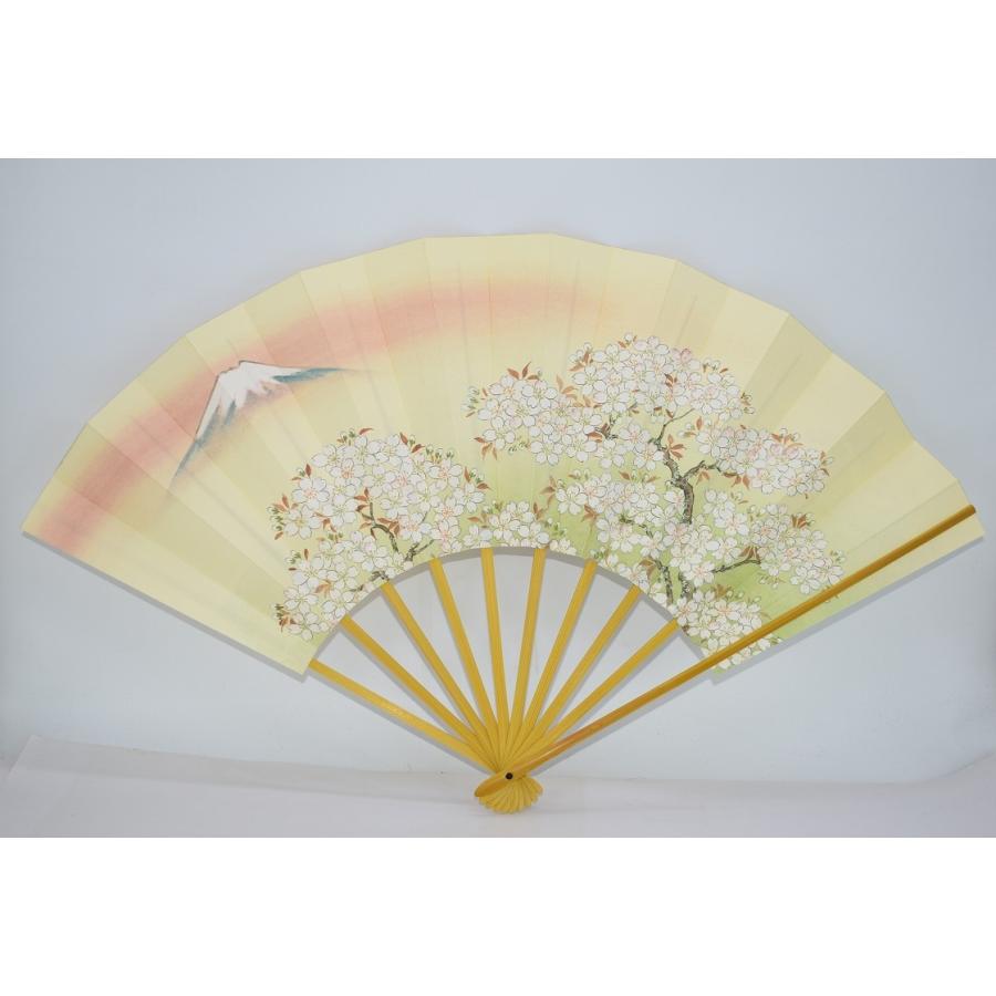 飾扇 富士に桜/三保の松原絵 (5) 複製 02-8907-05 : 月香園アウトレット店 - 通販 - Yahoo!ショッピング