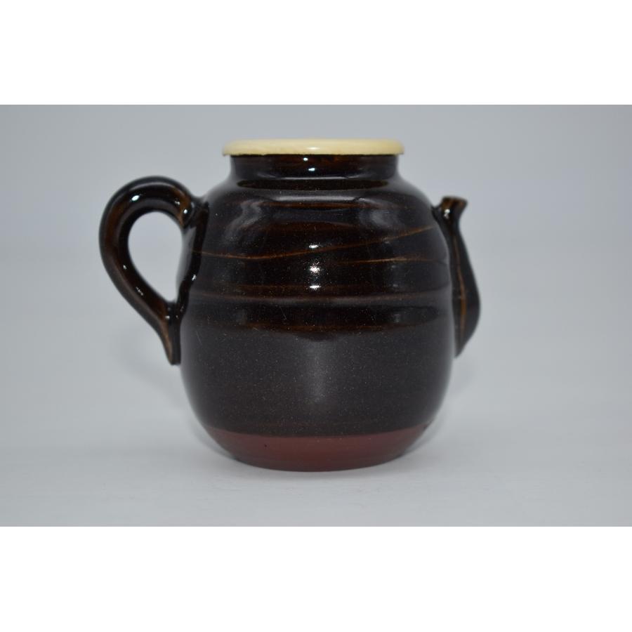 茶道具 四滴 茶入 水滴 黒釉 五陶 作 棗 茶道 17-8303 : 月香園アウトレット店 - 通販 - Yahoo!ショッピング