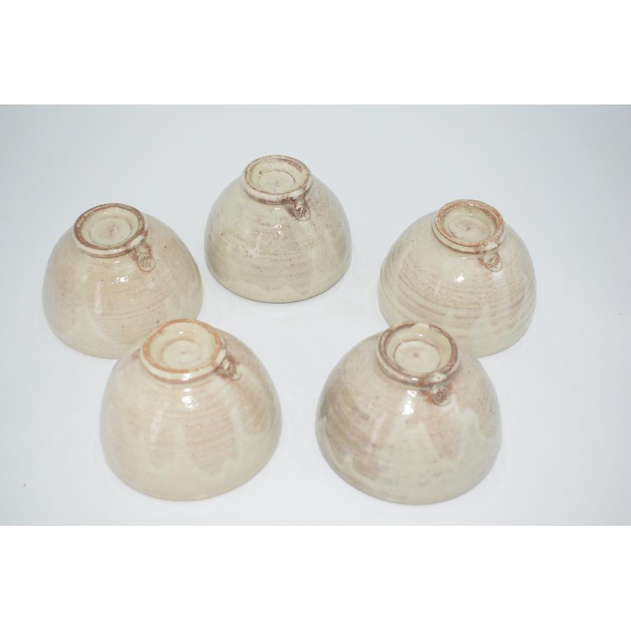 茶道具 抹茶茶碗 萩釉 茶箱用 数茶碗 5客 (2) 「雅」印在り 茶道 18-9202-02 : 月香園アウトレット店 - 通販 - Yahoo!ショッピング