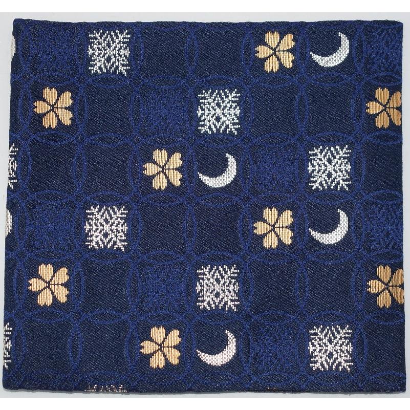 茶道具 帛紗 服紗 千歳盆用 古帛紗 紺 交織 茶道 ms33-013 注）画像は色見本です : 月香園アウトレット店 - 通販 - Yahoo!ショッピング