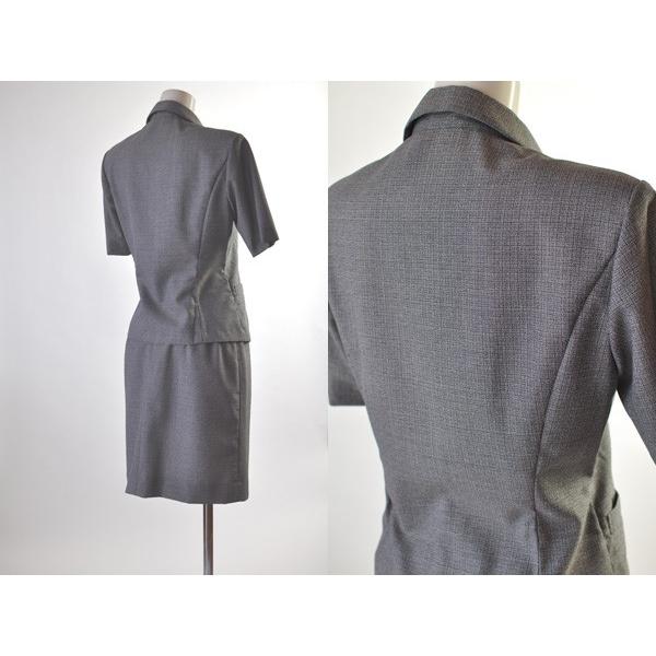 AMOLILI 事務服 制服 洗える 日本製 事務服 制服 半袖オーバーブラウス