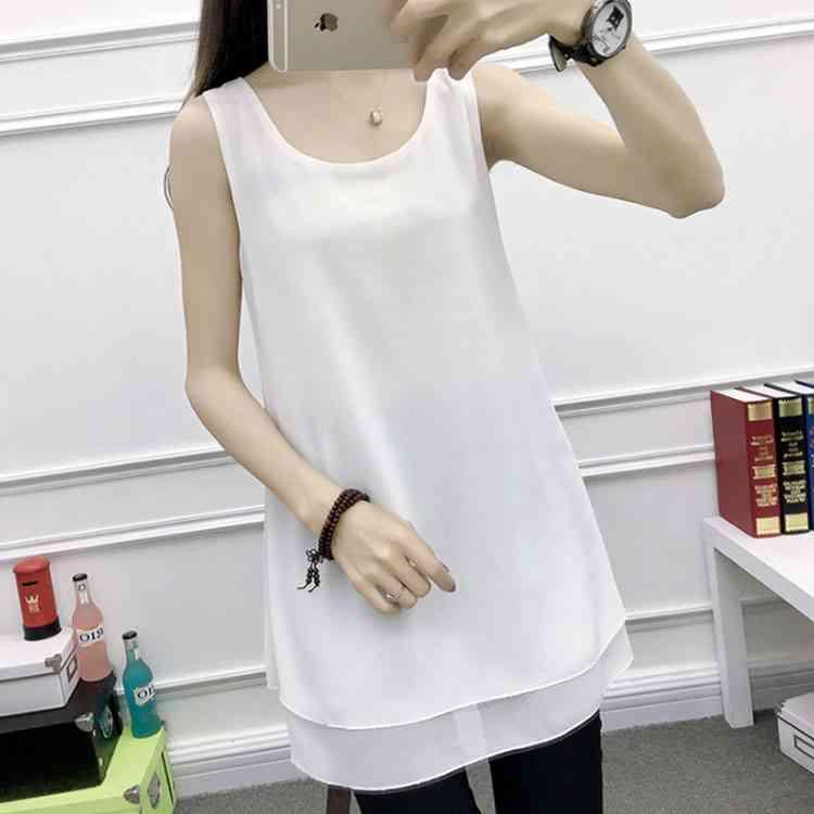 豊富なカラーバリエーション展開が魅力！チュニック レディース タンクトップ シフォン ブラウス フレア トップス 体型カバー 裏地付き 夏 大人 可愛 : gem7 - 通販 - Yahoo ...