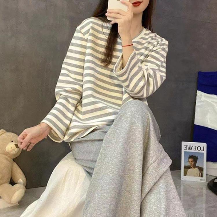 ルームウェア レディース 長袖 上下セット パジャマ 寝間着 寝巻き セットアップ Tシャツ ロングパンツ ナイトウェア ボーダー柄 ママ 部屋着 女 : gem7 - 通販 - Yahoo ...