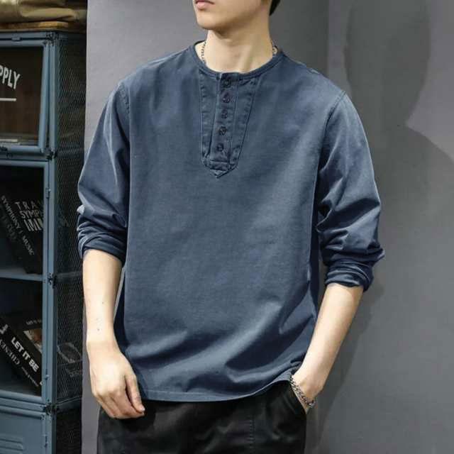 ロングティーシャツ メンズ メンズtシャツ長袖 カジュアル トレーナー 無地 ロンT 長袖tシャツ クルーネック ロングtシャツ 長そで シンプルTシ : gem7 - 通販 - Yahoo ...