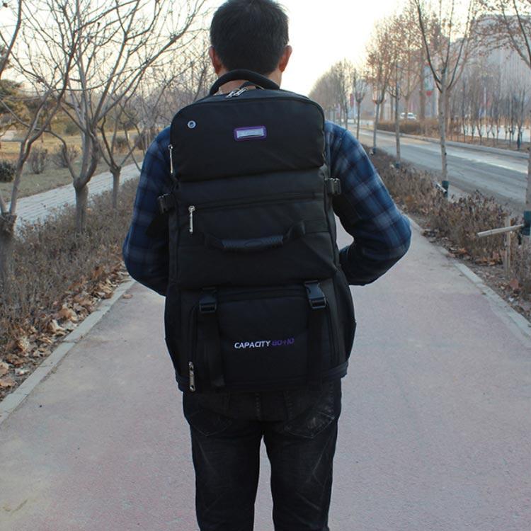 80L バックパック リュックサック 大容量 オックスフォード ボックス型 アウトドアリュック 防災 リュック アウトドアバッグ シューズケース付き : gem7 - 通販 - Yahoo ...