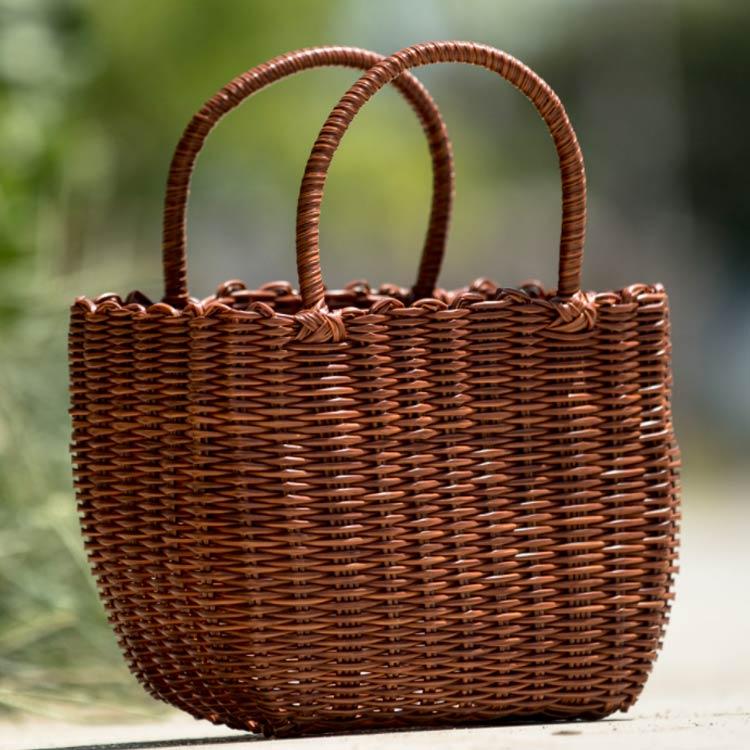 かごバッグ トートバッグ レディース 大きめ A4 カゴバッグ ビニール 耐水 浴衣 軽量 軽い 大容量 PP 籠バッグ 手提げ トート スクエア 買 : gem7 - 通販 - Yahoo ...