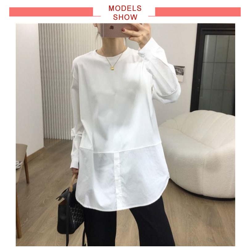 ブラウスtシャツ レディース 長袖tシャツ ロンT カットソー プルオーバー 切り替え 春服 無地 シンプル レイヤード ロングtシャツ ブラウスTシ : gem7 - 通販 - Yahoo ...