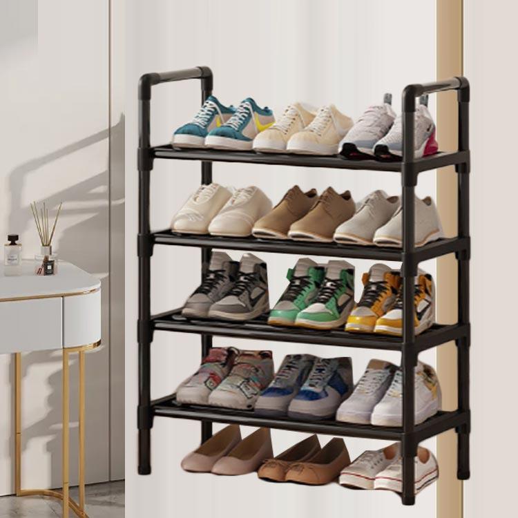 簡易シューズラック 4段 2サイズ L S スリム 靴 省スペース くつ 下駄箱 シューズボックス シューズケース 靴箱 玄関 オシャレ 収納 整理 : gem7 - 通販 - Yahoo ...