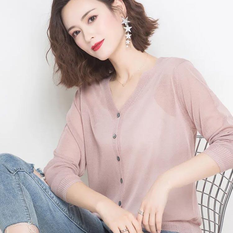 vネックカーディガン 薄手 uv レディース 春用 春夏 カーデガン カーデ トップス vネック 長袖 uv 紫外線対策 UV対策 シアー サマー カ : jzxd2276 : gem7 ...