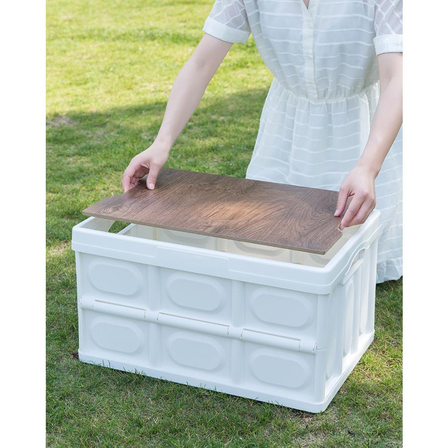 コンテナボックス 折りたたみコンテナ 折りたたみ 軽量 フタ付 収納ボックス 屋外 取手付き アウトドア キャンプ 蓋付き : gem7 - 通販 - Yahoo!ショッピング