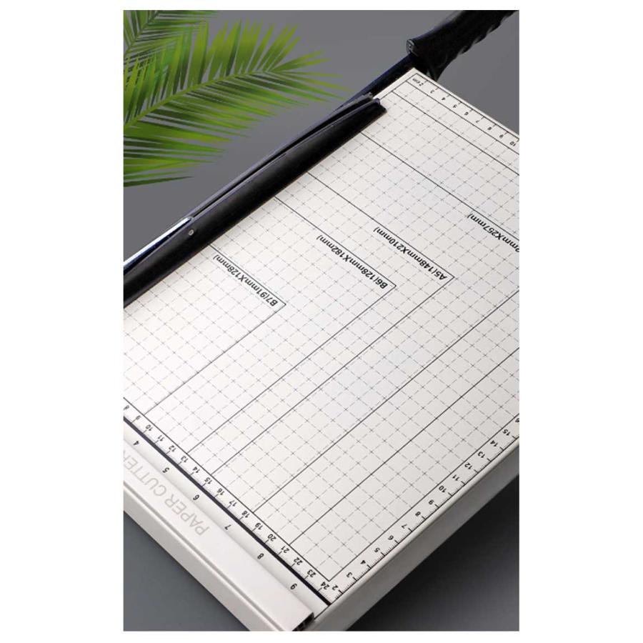 ペーパーカッター A4 裁断機 ズレ防止 ペーパー カッター カッティングマシン コピー用紙 写真 カード ラベルのカット 木製 業務用 : gem7 - 通販 - Yahoo!ショッピング