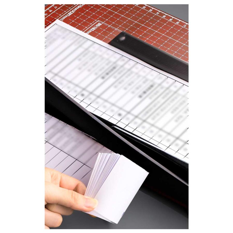 ペーパーカッター A4 裁断機 ズレ防止 ペーパー カッター カッティングマシン コピー用紙 写真 カード ラベルのカット 木製 業務用 : gem7 - 通販 - Yahoo!ショッピング